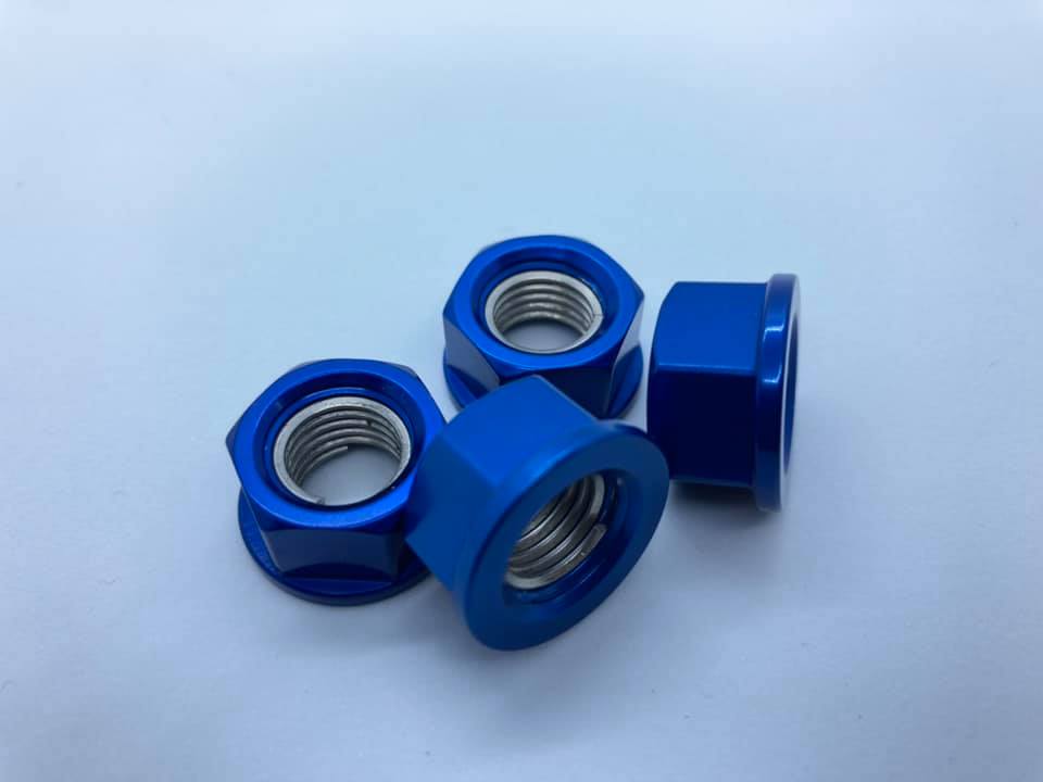 Aluminium M10 Nuts With Steel Threads. – BoltsBolts