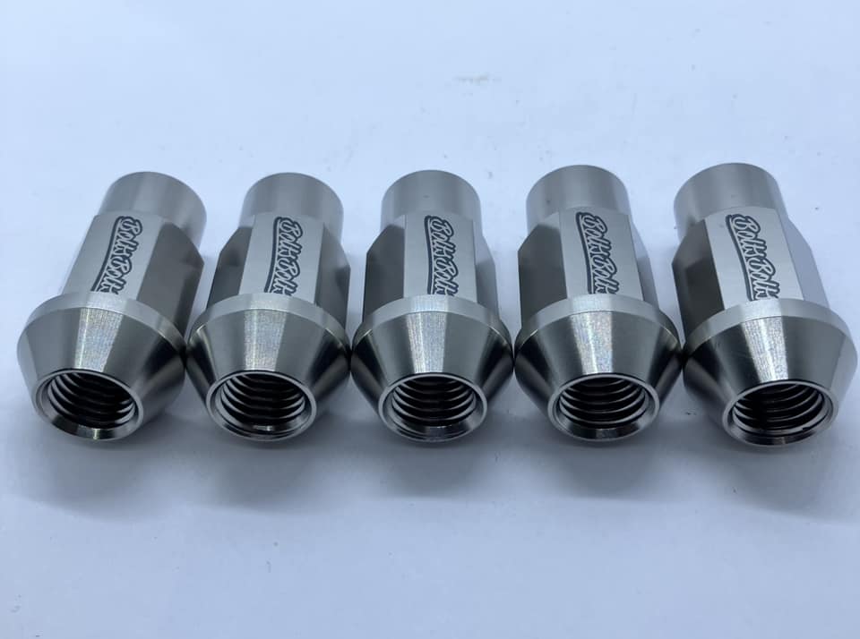 Titanium 'Tuner' Wheel Nuts - Standard Taper - M12 x 1.5mm – BoltsBolts