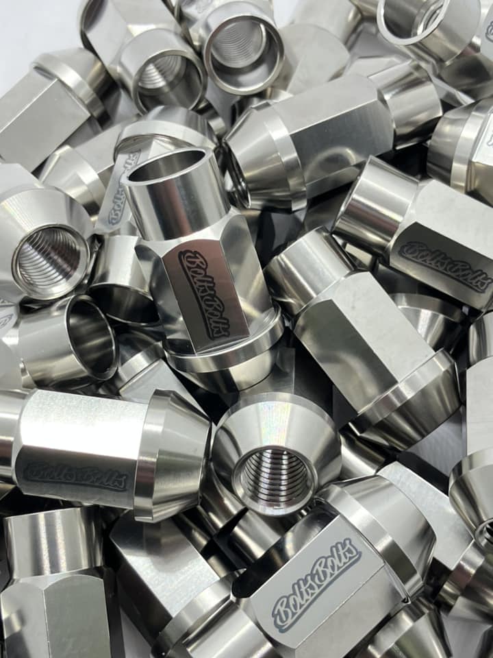 Titanium 'Tuner' Wheel Nuts - Standard Taper - M12 x 1.5mm – BoltsBolts