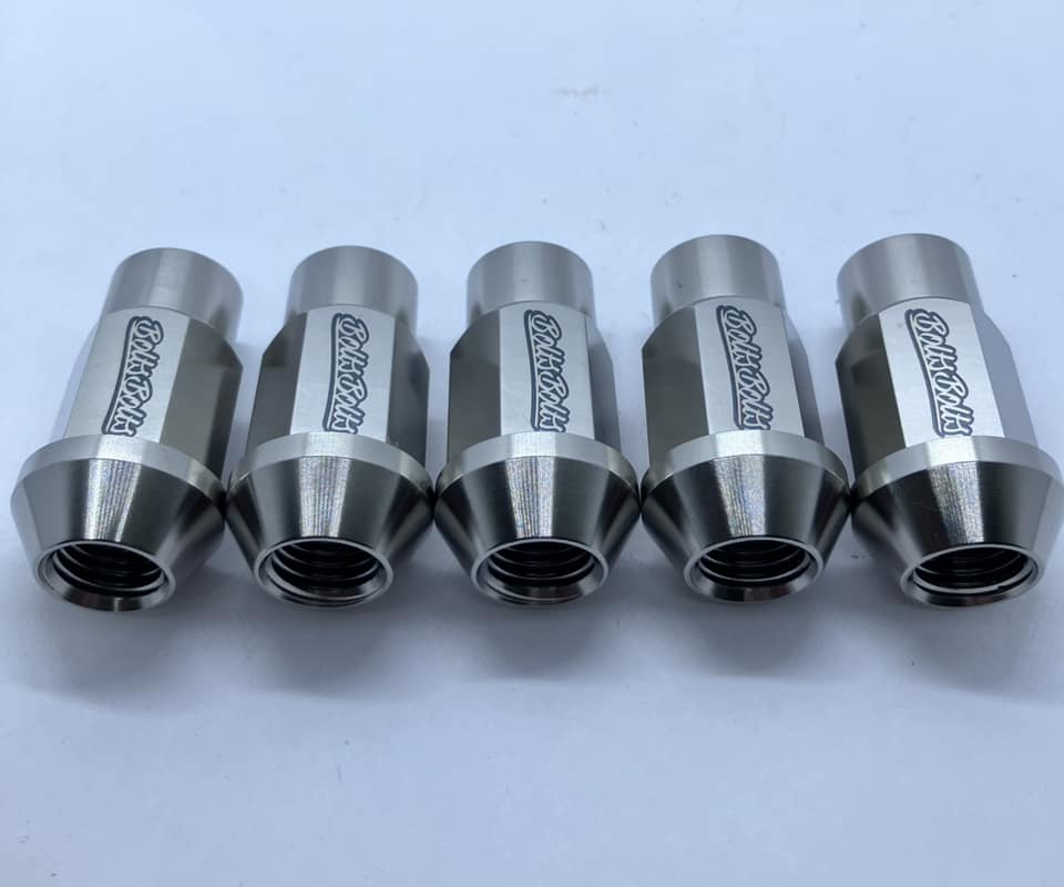Titanium 'Tuner' Wheel Nuts - Standard Taper - M12 x 1.5mm – BoltsBolts